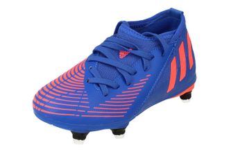 adidas Predator Edge.3 Sg Junior Fu&szlig;ball schuhe Blau Turnschuhe