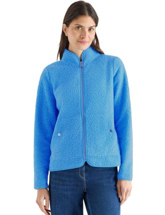 Cecil TOS Teddy T-Shirtjacket Fountain Blue XXL