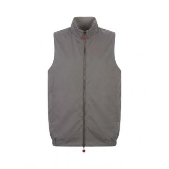 Kiton &Auml;rmellose Weste - - Jackets - Herren - Grau - L