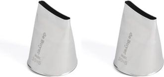 De Buyer de Buyer - Bandt&uuml;lle aus Edelstahl - 30 x 5 mm - 2117.30, Silber (Packung mit 2)