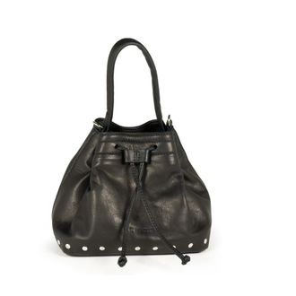 Vic Mati&eacute; Sac seau en cuir souple Soho - Femme - Sacs - Noir - Taille: ONE Size