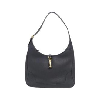 Herm&egrave;s Pre-owned Cuir sacs-ports-paule - Femme - Pre-owned - Noir - Taille: ONE Size