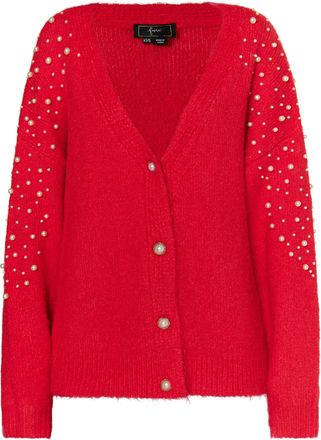 Faina Strickjacke mit Perlen Damen verrotten