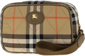 Burberry Horseshoe Pouch - Beige