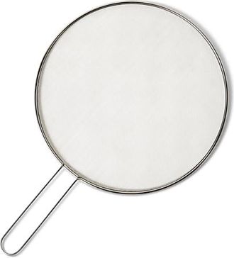 Amazon Basics Fettspritzschutz f&uuml;r Bratpfanne, 33cm, Edelstahl, Sp&uuml;lmaschinenfest