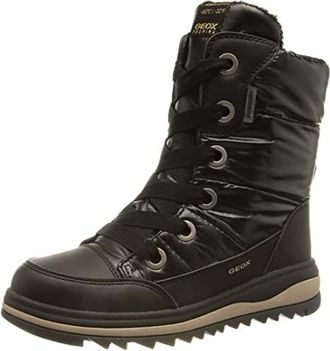 Geox Fille J Adelhide Girl B Ab Bottes, Black, 39 EU