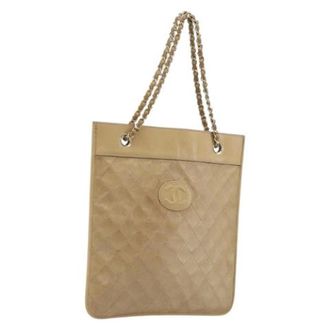 Chanel Pre-owned Vintage Tote Bag - - Pre-owned - Damen - Beige - ONE SIZE