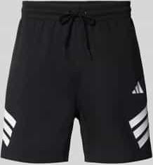 adidas Regular Fit Sport-Shorts mit Logo-Print