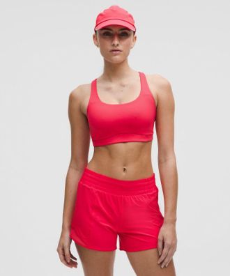 lululemon Soutien-gorge Energy Maintien moyen bonnets B-D Evolve pour Femmes - Rouge - Taille 2XS
