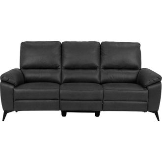 ebuy24 Rie Sofa 3-Sitzer Recliner elektrisch, grau