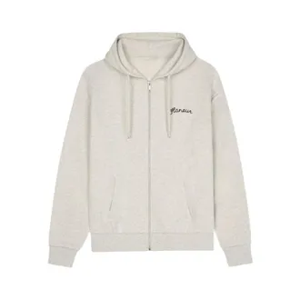 Flaneur Fl&acirc;neur, Homme, Sweatshirts et sweats &agrave; capuche, Gris, Taille: XL Sweat &agrave; capuche zipp&eacute; signature