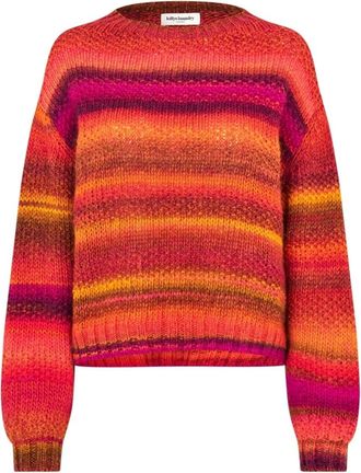 Lollys Laundry Femme, Pulls, Multicolore, Taille: 46 FR Orange Laine Acrylique Pull FairhavenLL