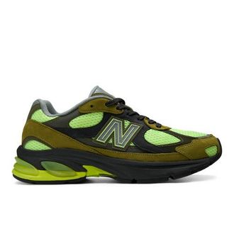 New Balance Unisex 2010 in Gr&uuml;n, Leder, Gr&ouml;&szlig;e 38.5