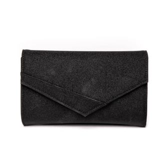 Albano Pochette Glitter - - Accessories - Damen - Schwarzk - ONE SIZE
