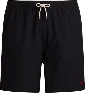Polo Ralph Lauren Homme, Maillots de bain, Noir, Taille: S Traveler Mid Trunk