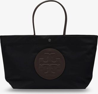 Tory Burch Ella Twist nylon shoulder bag with maxi front logo patch - TORY BURCH - gender_Woman