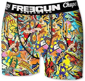 Freegun Boxer Homme Microfibre Sucette Candy (XXL, Wave11)