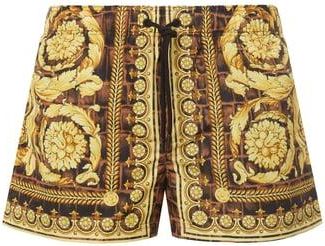 Versace Short de bain motif Barocco