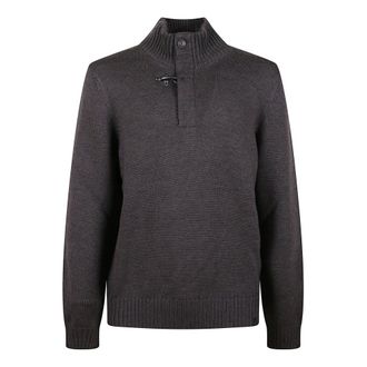 Fay Woll-Rollkragenpullover - - Knitwear - Herren - Braun - M