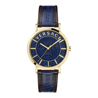 Versace Femme, Accessoires, Bleu, Taille: ONE Size V-Essential 40 mm