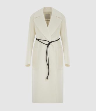 Sportmax Manteau Abate Blanc