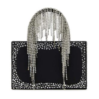 Kara Femme, Sacs, Noir, Taille: ONE Size Sac à main en cuir nappa noir