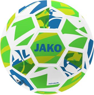 Jako Lightball River, wei&szlig;/neongr&uuml;n/Neongelb, 4 (290g)