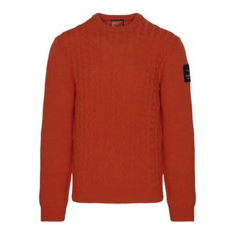 Aeronautica Strickwaren mit Rundhalsausschnitt - - Knitwear - Herren - Rot - XL