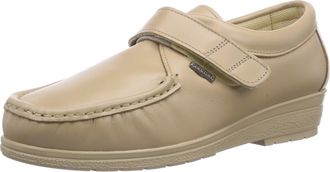 Fischer Markenschuh Fischer Damen Bequem-Schuh, Damen Mokassin, Beige (Antilope 703), 39 EU