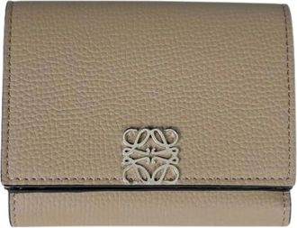 Loewe Portefeuille Pre-owned (tri-fold) - Femme - Pre-owned - Beige - Taille: ONE Size