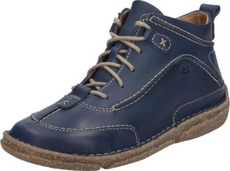 Josef Seibel Damen Schnürstiefeletten Neele 52,Weite G (Normal),Wechselfußbett,Stiefel,Booties,halbstiefel,Kurzstiefel,Ocean,36 EU