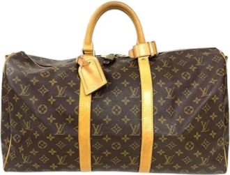 Louis Vuitton Sac Boston Monogram Canvas Pre-owned - Femme - Pre-owned - Brun - Taille: ONE Size