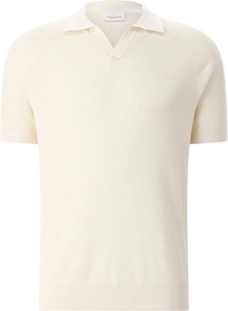 Profuomo Homme, Tops, Beige, Taille: S Polo Tricot&eacute;