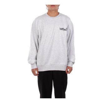 Carhartt Work in Progress Felpa Logo Frontale - - Sweatshirts & Hoodies - Herren - Grau - L