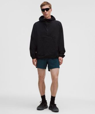 lululemon Mile Maker Run Crew Shorts mit Liner aus -Stoff f&uuml;r M&auml;nner - 15 cm - Gr&ouml;&szlig;e M in Indochine Blue