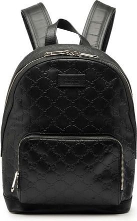 Gucci Rucks&auml;cke - Guccissima Backpack - Gr. unisize - in Schwarz - f&uuml;r Damen