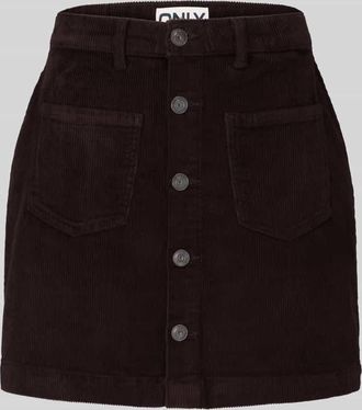 Only Eng anliegender Mini-Rock aus Baumwoll-Mix Modell AMAZING