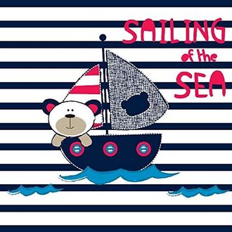 Homemania Teppich mit Aufdruck Catch The Sea, für Kinder, rutschfest, für Wohnzimmer, Schlafzimmer, Mehrfarbig aus Polyester, Baumwolle, 120 x 180 cm