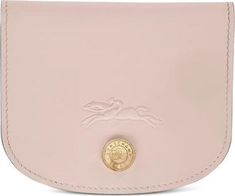 Longchamp Kartenetui mit Logo-Pr&auml;gung - Rosa