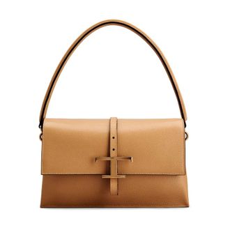 Tod's T Timeless Flap Bag - - Bags - Damen - Braun - ONE SIZE