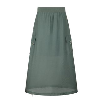 Liu Jo Gonna lunga in mesh - - Skirts - Damen - Gr&uuml;n - 2XS