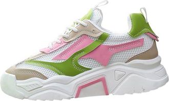 Generic Chaussures de Sport à Plateforme Femme Baskets de Course en Mesh Respirant Semelle Épaisse Antidérapant Chaussures De Sport Tendance pour Femmes 36