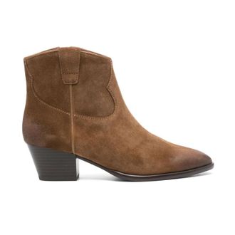 Ash Braune Leder Stiefeletten - - Shoes - Damen - Braun - 37 EU