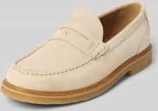 HUGO BOSS Penny-Loafer aus Leder mit Label-Pr&auml;gung Modell Kope