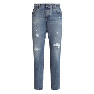 Dolce & Gabbana Blaue Distressed Denim Jeans - - Jeans - Herren - Blau - XL