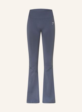 Gymshark Gymshark Tights Light Hold Flared Legging blau