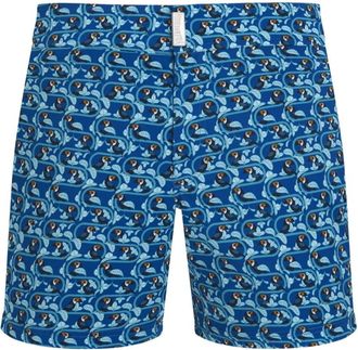 Vilebrequin Short de bain stretch Toucana - Homme - Maillots de bain - Bleu - Taille: L