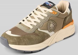 Blauer Sneaker mit Kontrastbesatz Modell RAYO