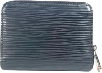 Louis Vuitton unisex, Pre-owned, Noir, Taille: ONE Size Portefeuille en cuir Pre-owned