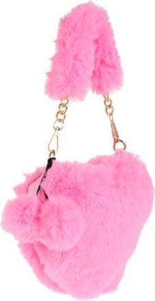 Hemobllo Paquet &agrave; Main en Peluche de Coeur Rose Petit Paquet Doux et Mignon pour Femmes Pratique pour T&eacute;l&eacute;phone et Petits Objets pour Automne et Hiver